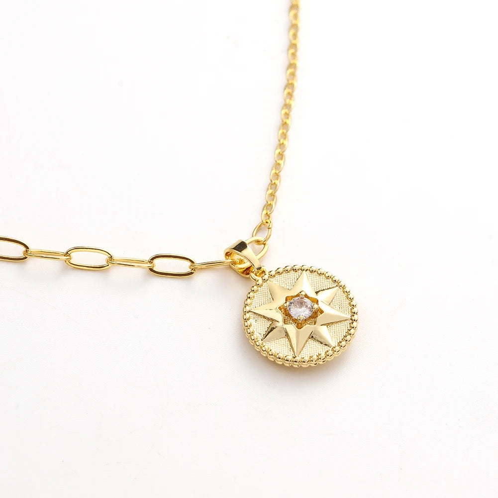 8 Point Diamond Star Necklace – Curated By Suarez